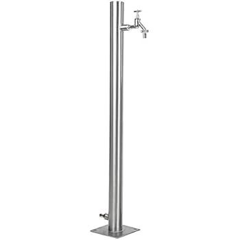 Garden Standing Water Tap Stand Column Pillar Post with Spigot 2 Shapes ...