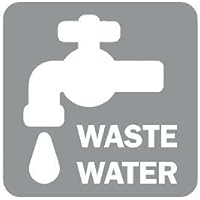 Motorhome caravan water label Fresh water sign - Self adhesive sticker ...