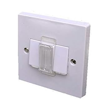 White Emergency Lighting Double Pole Test Key Switch inc Key: Amazon.co ...