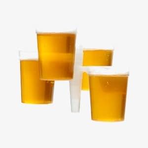 Reusable Stacking Handle Plastic Pint Glass - Polypropylene CE Stamped ...
