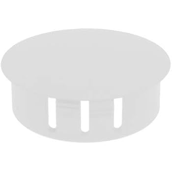 10 Pack White Blanking Plugs 35mm, 3.2mm Panel Thickness, Finish Plug ...