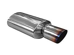 universal stainless steel exhaust back box: Amazon.co.uk: Car & Motorbike