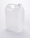4 pack of 5 Litre Transparent Storage Cans/Containers: Amazon.co.uk ...