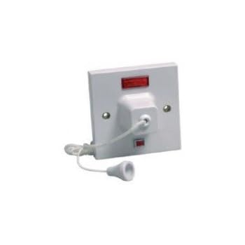 45 Amp Pull Cord Switch Double Pole with Neon: Amazon.co.uk: Lighting