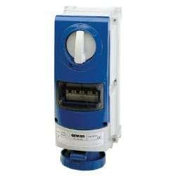 Gewiss GW66874 Vertical Interlocked Socket-Outlet for Mounting Modular ...