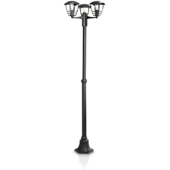 Philips myGarden Creek Outdoor Post Light (Requires 3 x 60 W E27 Bulbs ...