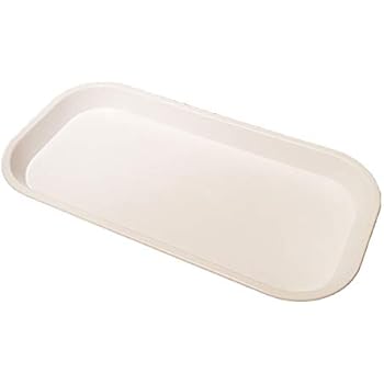 Small Thin White Plastic Catering Tray - KB7 (305mm L x 152mm W x 22mm ...