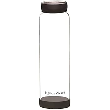 Buy Signoraware Cool Series Glass Water Bottle, 1 Litre/27mm ...