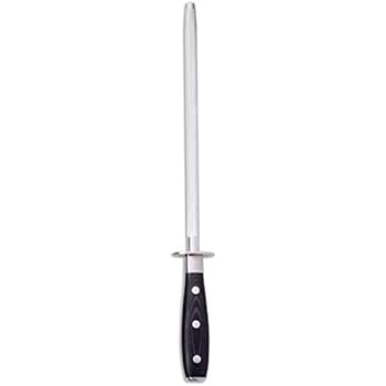 Navaris Diamond Sharpening Steel - 12" (31cm) Oval Knife Rod Sharpener ...