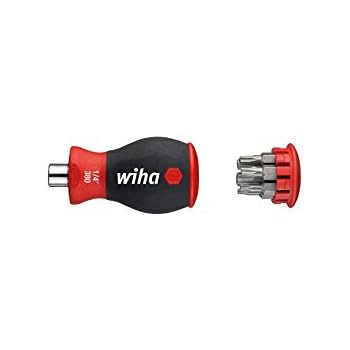 Wiha Magazin-Bithalter Stubby 3801-03 / Mini Schraubendreher mit 6 Bits ...
