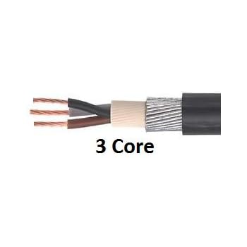 6MM 3 CORE SWA ARMOURED CABLE 50 METERS 6943X: Amazon.co.uk: DIY & Tools