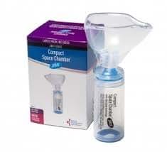 Compact Space Chamber plus,inhaler spacer device+Large adult mask ...