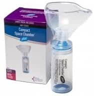 Compact Space Chamber plus,inhaler spacer device+Large adult mask ...