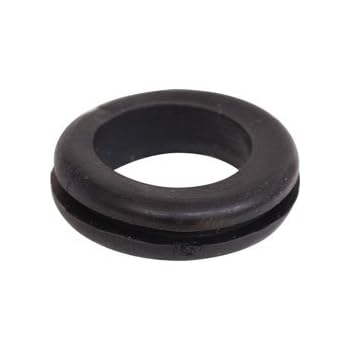 10 x PVC Electrical Wiring Black Back Box Grommets Open 20mm: Amazon.co ...