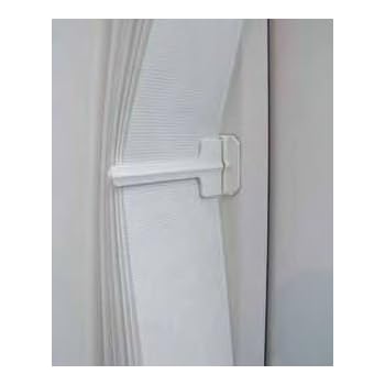 1 x Louvretie Vertical blind Hold back / Tie Back White face fix ...
