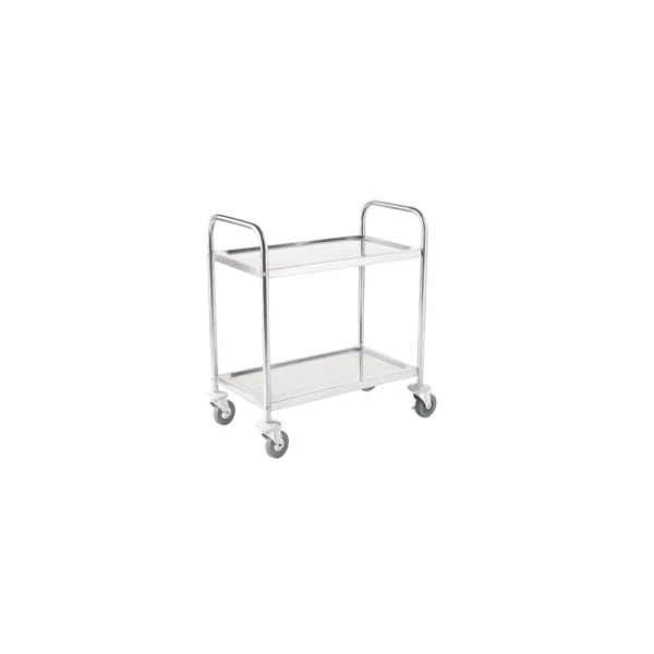 Heavy Duty 2 Tier Clearing Trolley Small – Commercial Hotel Restaurant ...