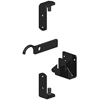 Gatemate Wrought Iron Gate Hinges Fixing Kit Galvanised And Powder ...