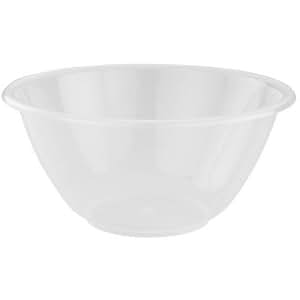 Durable Whitefurze 25cm Large Plastic Mixing Bowl (Branded Item) [Pack ...