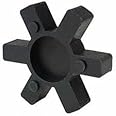 L-95 Star Rubber Spider Coupling BLACK Rubber Spider Insert Fits L-095 ...