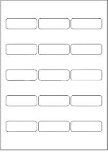 NovaJet MGPL 15 Labels (Per A4 Size Sheet) Multi Purpose Self Adhesive ...