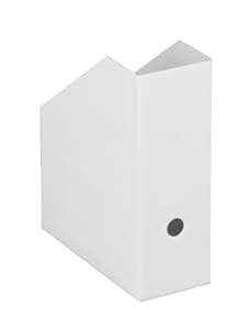 Nips Uni Colour 10.5 x 26.5 x 31.5cm Extra Wide Magazine Box - White ...