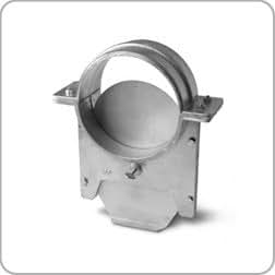 Blast gate damper, 100mm diameter, woodworking ducting, dust, sawdust ...