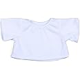 Teddy Tastic White T-Shirt Dress Up Plain White Tee Teddy Bear Outfit ...
