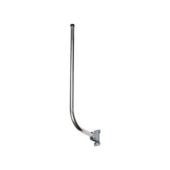 3' Cranked 'SWAN' Neck Pole/Mast & Wall Clamp Facia Bracket - TV/Sky ...