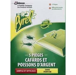 PYREL Cockroach and Silverfish Trap - Insecticide-Free - Food-Based ...