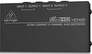 Behringer MICROHD Hum Destroyer HD400: Amazon.co.uk: Musical Instruments