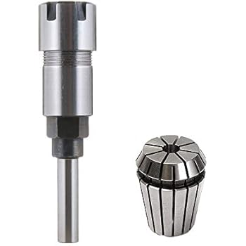 Gasea 1/4 Inch Shank ER16 Router Collet Extension Rod Collect Chucks ...