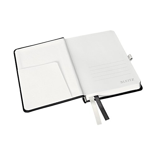 (TG. A6) LEITZ STYLE Taccuino copertina rigida - Fogli A6 Righe - Nero satin - 4