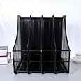 Mezzotek 4 Layer Metal Mesh Magazine Document Holder File Rack, 32 x 28 ...