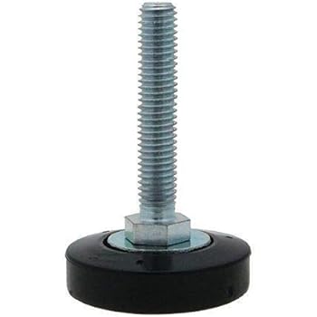 Pack of 10 Heavy Duty Adjustable feet, Screw in feet M12 x 40mm - Fixed ...