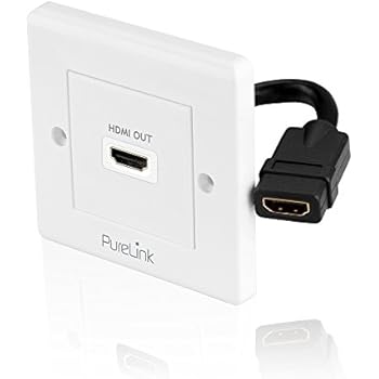 PureLink PureInstall PI100 HDMI Wall Socket with: Amazon.co.uk: Electronics