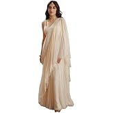 Women's frill ruffle ready to wear saree for wedding mehandi party ...