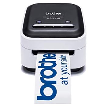 Brother VC-500W Label Maker, Full Colour Labeller Photo Printer ...