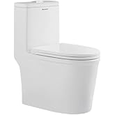 PARRYWARE Verve AM Range One Piece Floor Mount Western Commode (White ...