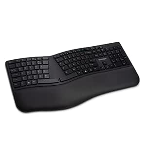 Kensington Pro Fit Ergonomic Wireless Keyboard - Black (K75401US ...