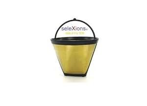 Amazon.de: seleXions Kaffeefilter Gold für 2-6 Tassen mit Füllstandsanzeige