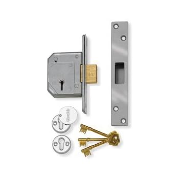 Chubb 5 Lever Mortice Deadlock 3" B-3G114-SC-80 (British Standard ...