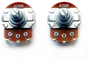 P Bass Guitar Pot Set 250K Full Size Pots Potentiometers Volume And ...