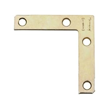 4X Solid Brass Corner Bracket 2" Right Angle: Amazon.co.uk: DIY & Tools