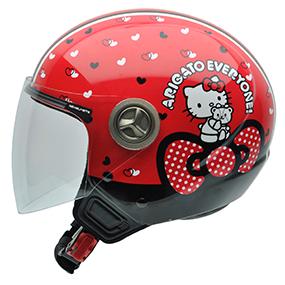 NZI 490204G676 Helix Hello Kitty 40th Anniversary Motorcycle Full Face ...