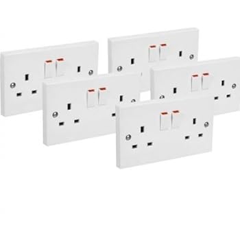 Single Blank Blanking Plate Standard White Cover Plate Cover Plugs ...