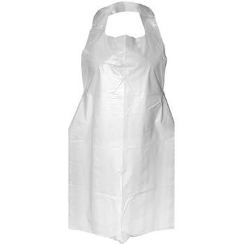 Disposable White Aprons (Flat Pack of 100): Amazon.co.uk: Kitchen & Home