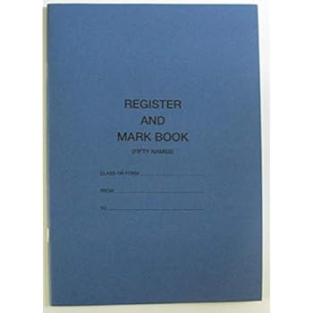 Attendance Register Book School Class Mark Book - 50 A4 Pages - Board ...
