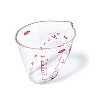 OXO Mini Angled Measuring Jug, 60 ml: Amazon.co.uk: Kitchen & Home