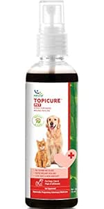 Buy Natural Remedies Topicure Pet Wound Healing Spray for Dogs and Cats ...