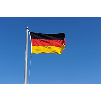 Deutschland Fahne Flagge 90 x 150 cm mit Ösen: Amazon.de: Sport & Freizeit